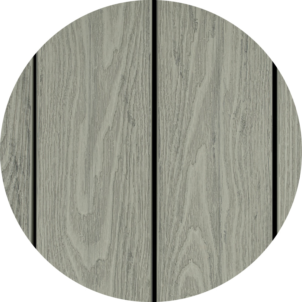 WoodEvo 140x25mm 5.4m ADVANCED Composite Decking Grooved Antique Silve ...